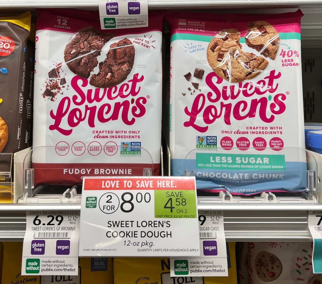 Sweet Loren’s Less Sugar Cookie Dough As Low As $2 At Publix (Regular ...