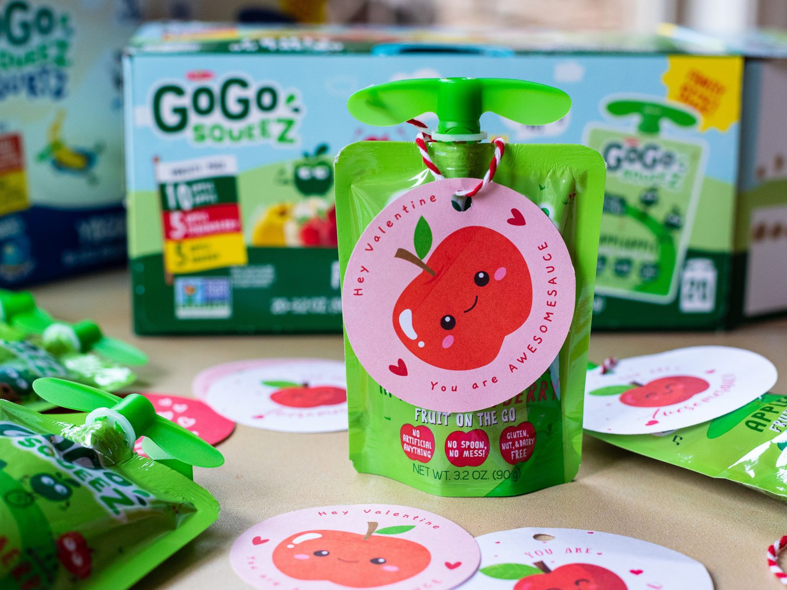 Grab GoGo squeeZ® Pouches For Adorable Valentine’s Treats Your Kids ...