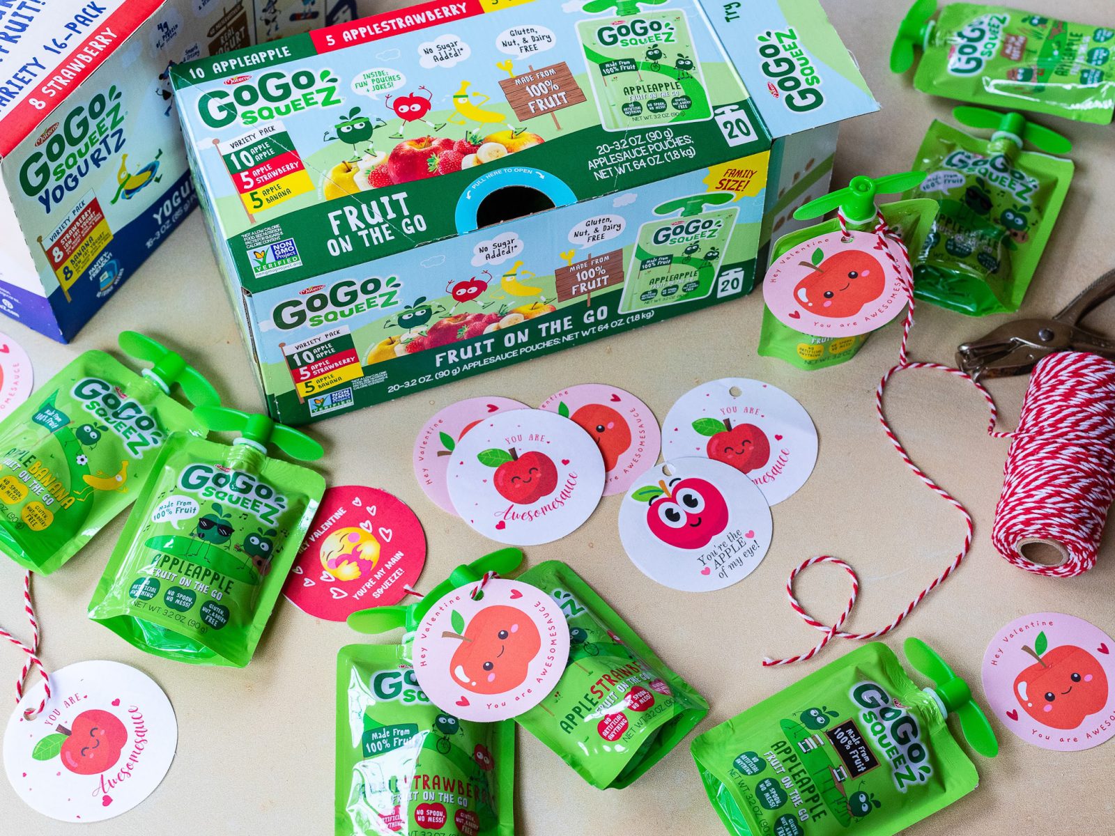 Grab GoGo squeeZ® Pouches For Adorable Valentine’s Treats Your Kids ...