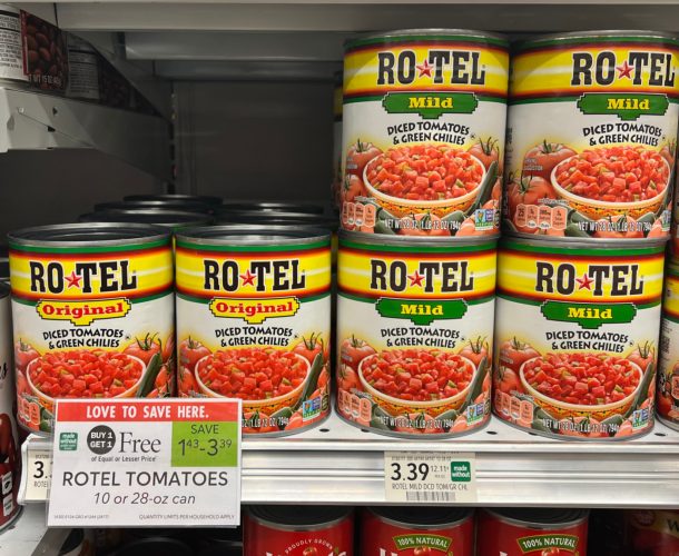 Big Can Of Rotel Tomatoes As Low As 70¢ At Publix – Ends Soon ...