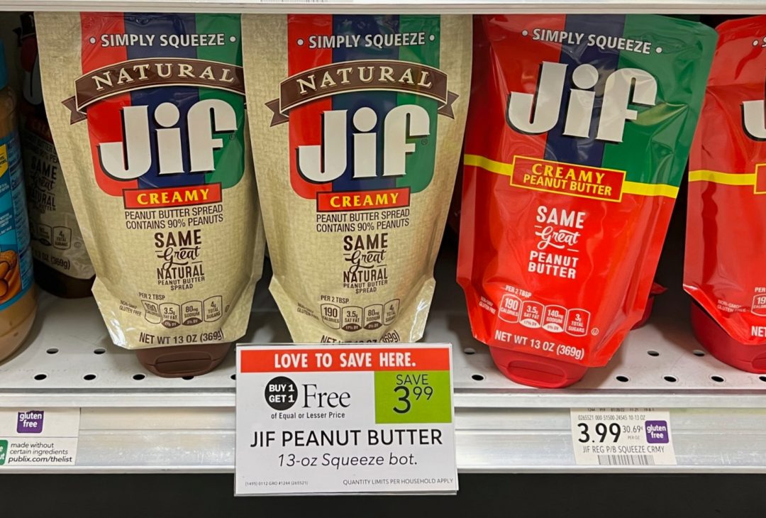Jif Squeeze Just $1 At Publix - iHeartPublix