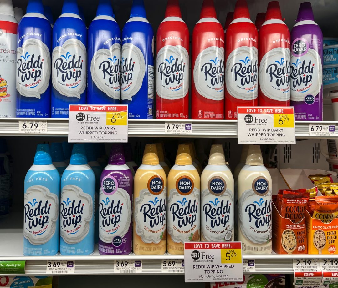 Reddi-Wip Whipped Topping As Low As $1.85 At Publix - iHeartPublix