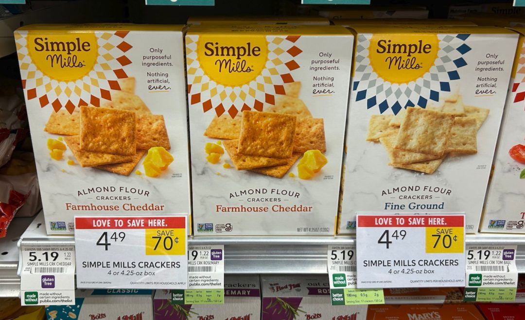 Simple Mills Crackers Are Just $2.74 At Publix (Regular Price $5.19 ...