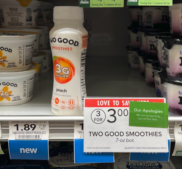 Get A Two Good Smoothie For Just 25¢ At Publix - iHeartPublix