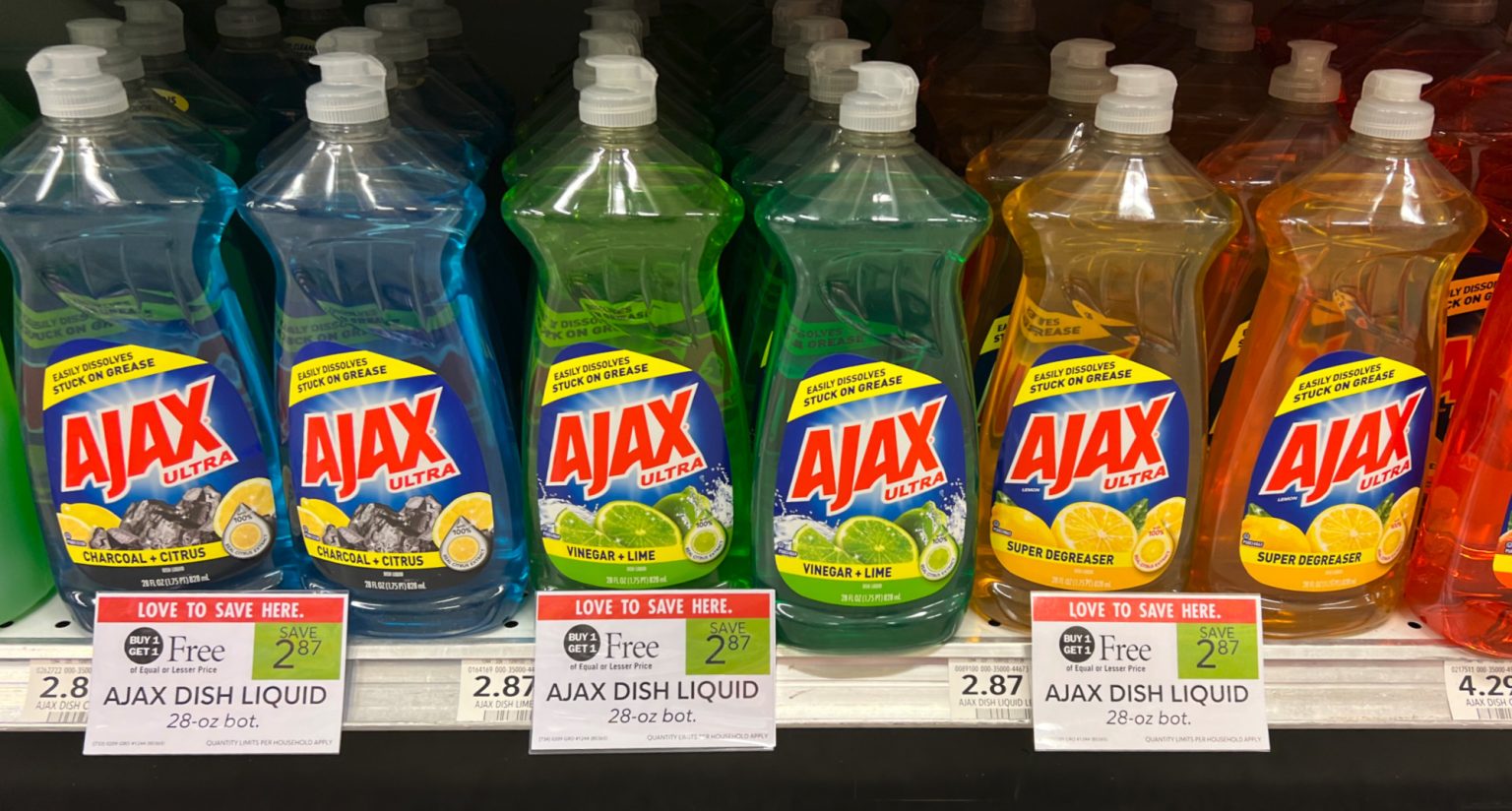 Ajax Dish Liquid Only 94¢ Per Bottle At Publix - iHeartPublix