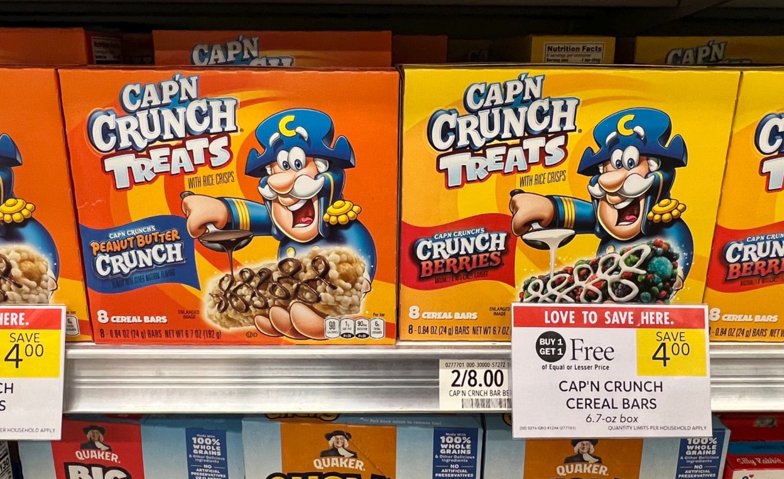 Grab The Boxes Of Cap’n Crunch Treats Bars For Just 50¢ At Publix ...