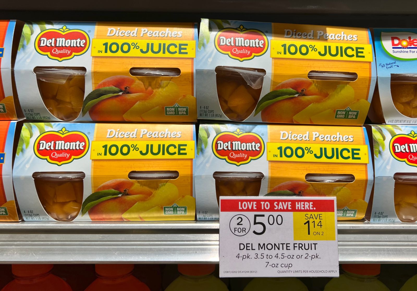4-Packs Of Del Monte Fruit As Low As $2 At Publix - iHeartPublix