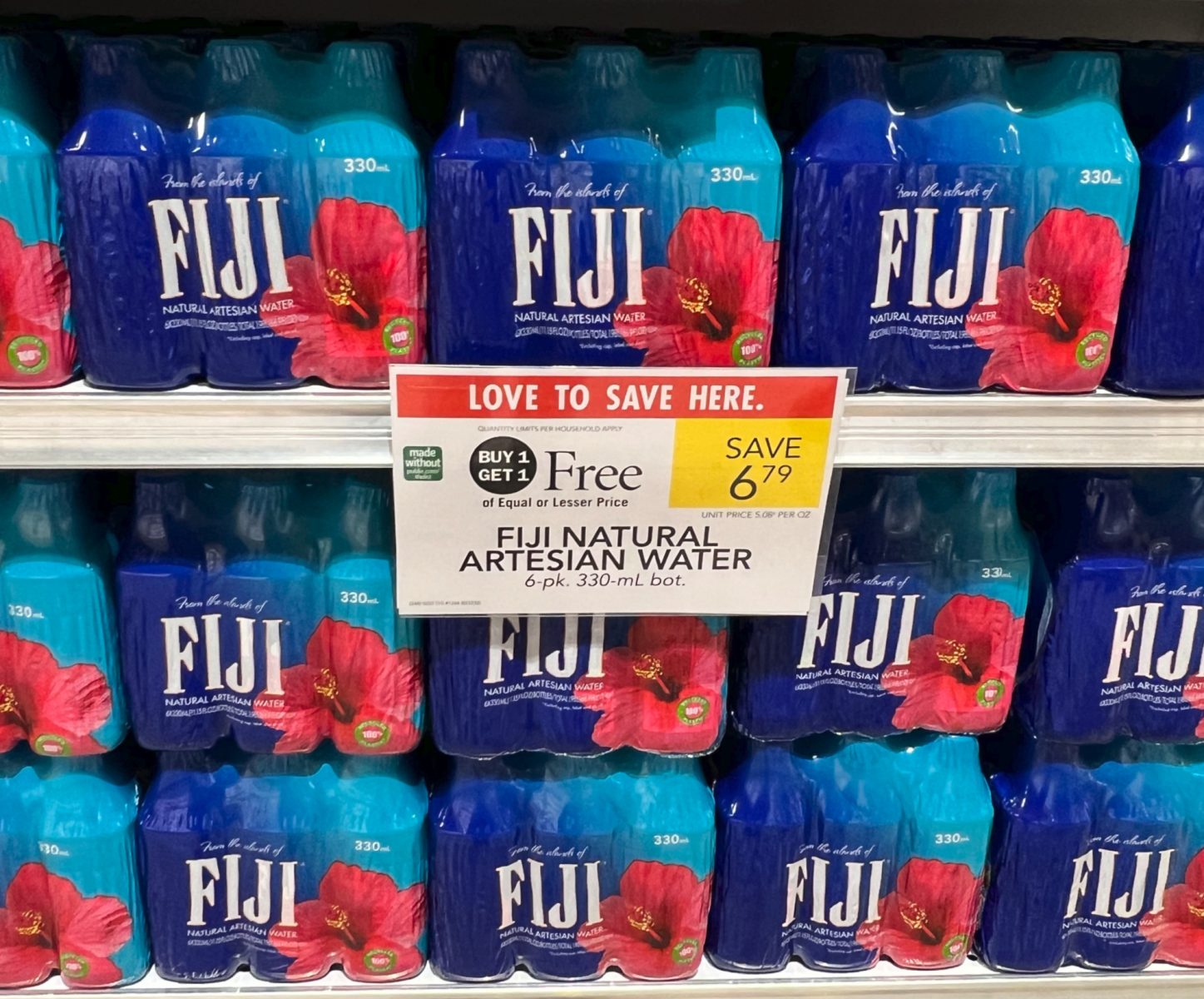 Fiji Water 6-Packs Just $1.90 At Publix (Regular Price $6.79 ...