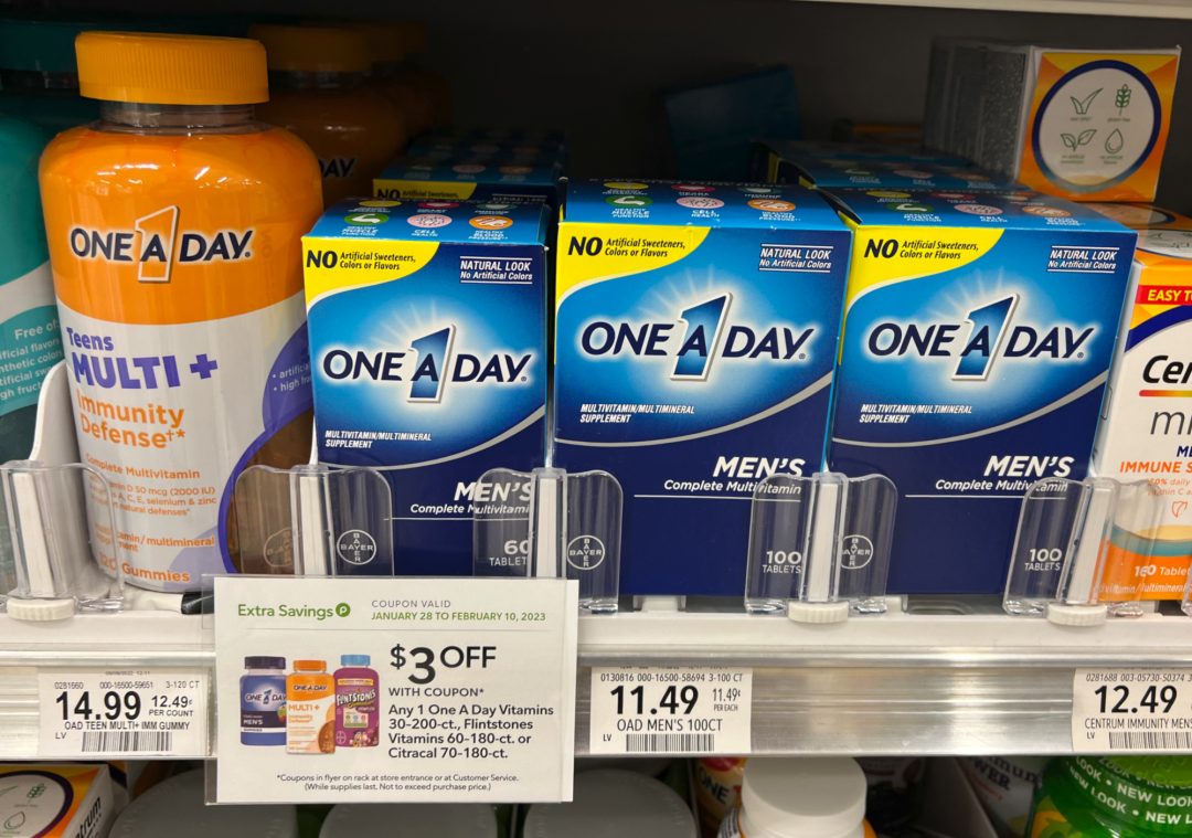 One A Day Vitamins As Low As $2.29 At Publix - iHeartPublix