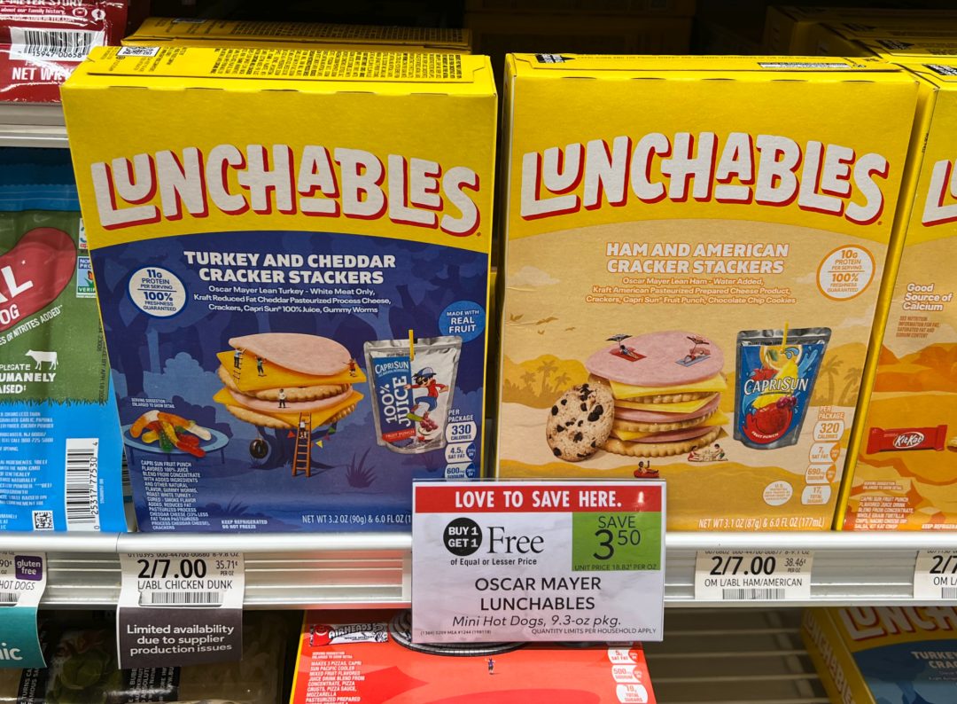 Oscar Mayer Lunchables Only $1.75 At Publix - iHeartPublix
