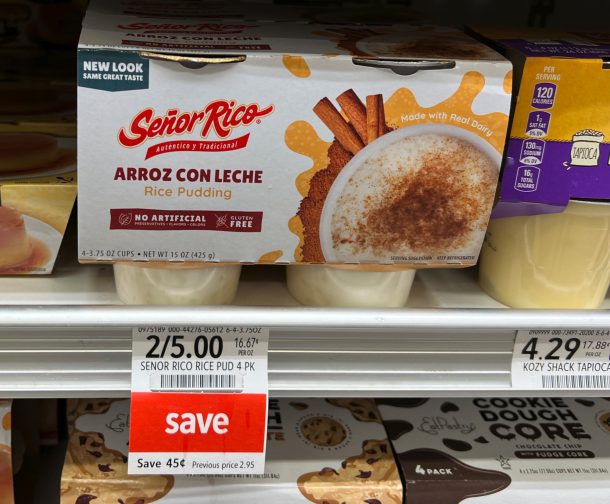 4-Packs Of Senor Rico Rice Pudding Just $2 At Publix - iHeartPublix