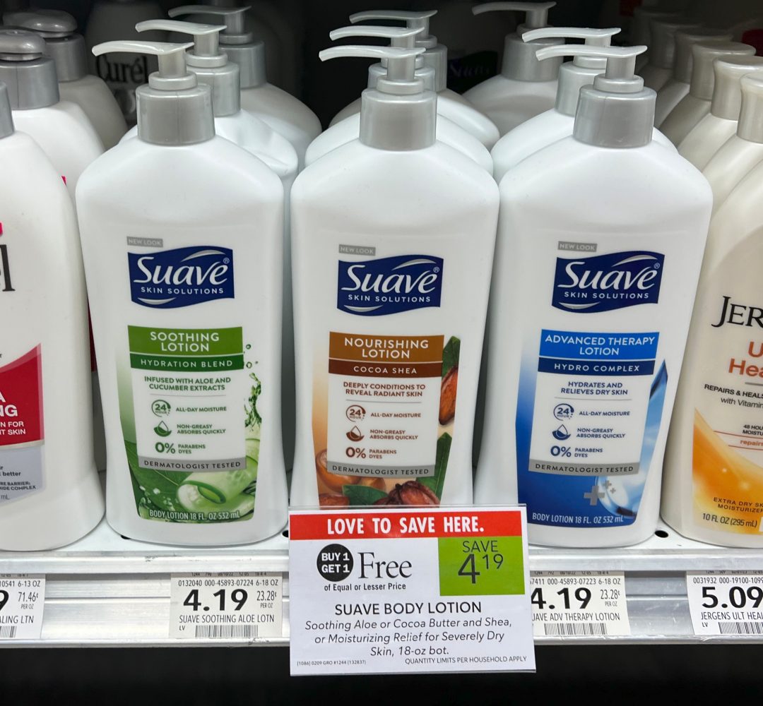 Grab Suave Lotion For Just $1.10 At Publix (Less Than Half Price ...