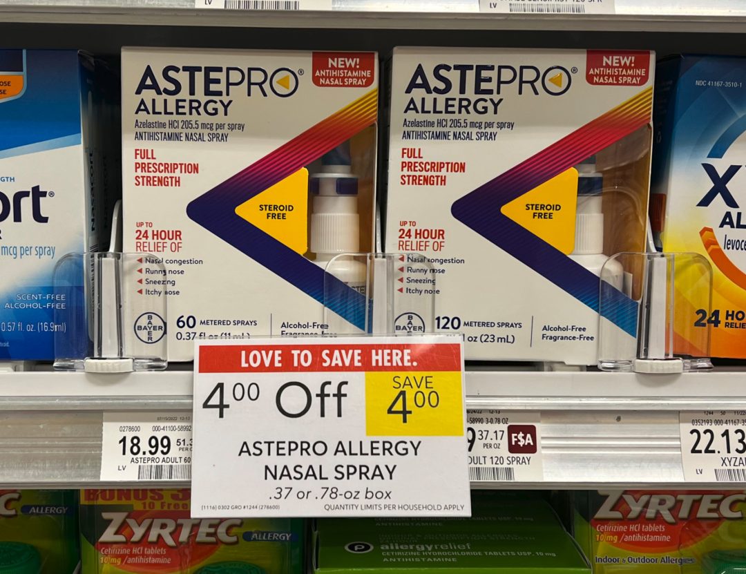 AstePro Allergy Nasal Spray Just $9.99 At Publix (Regular Price $18.99 ...