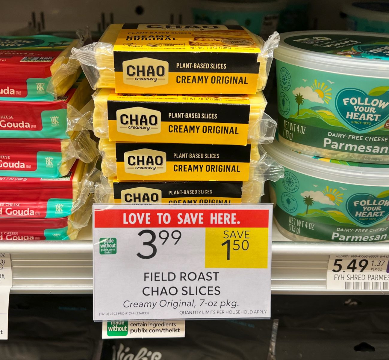 Field Roast Chao Plant-Based Cheese Slices Just $2.49 At Publix ...
