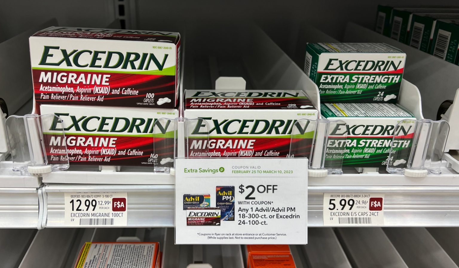 Score Excedrin For As Low As $1.49 Per Bottle At Publix (Regular Price ...