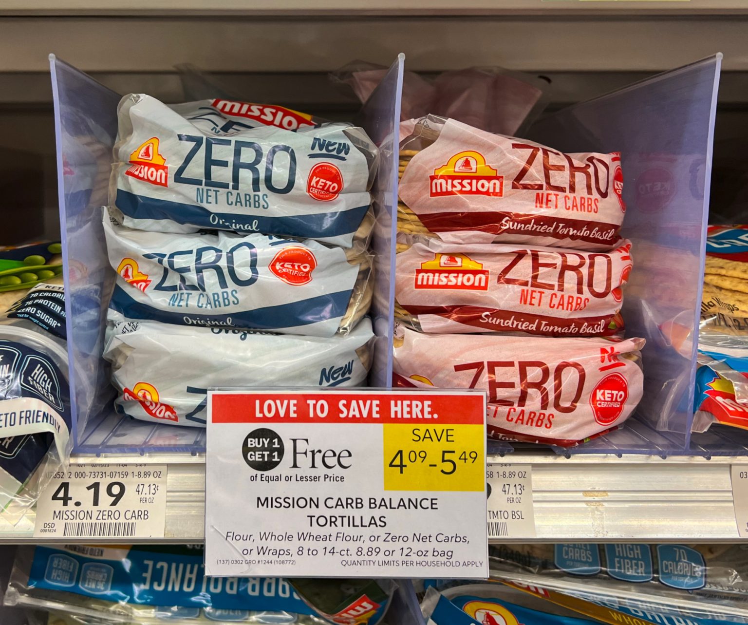 Grab Mission Zero Net Carbs Tortillas As Low As $1.55 At Publix ...