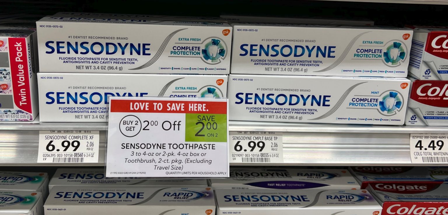 Sensodyne Toothpaste As Low As $3.99 At Publix - iHeartPublix