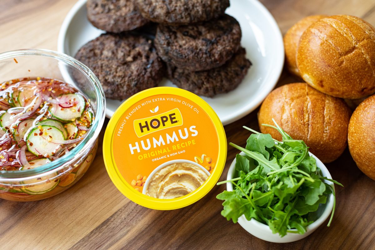 Add Some Flavor To Your Burger With HOPE Hummus! - iHeartPublix