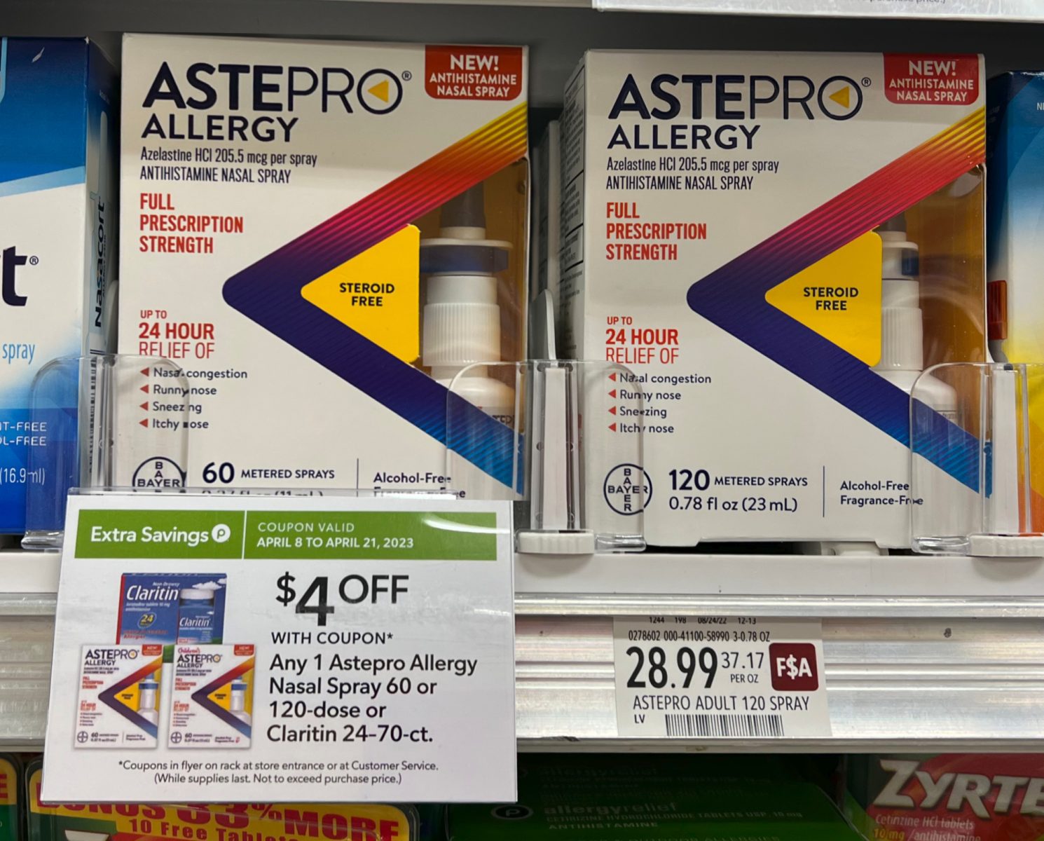 AstePro Allergy Nasal Spray As Low As $9.99 At Publix (Regular Price ...