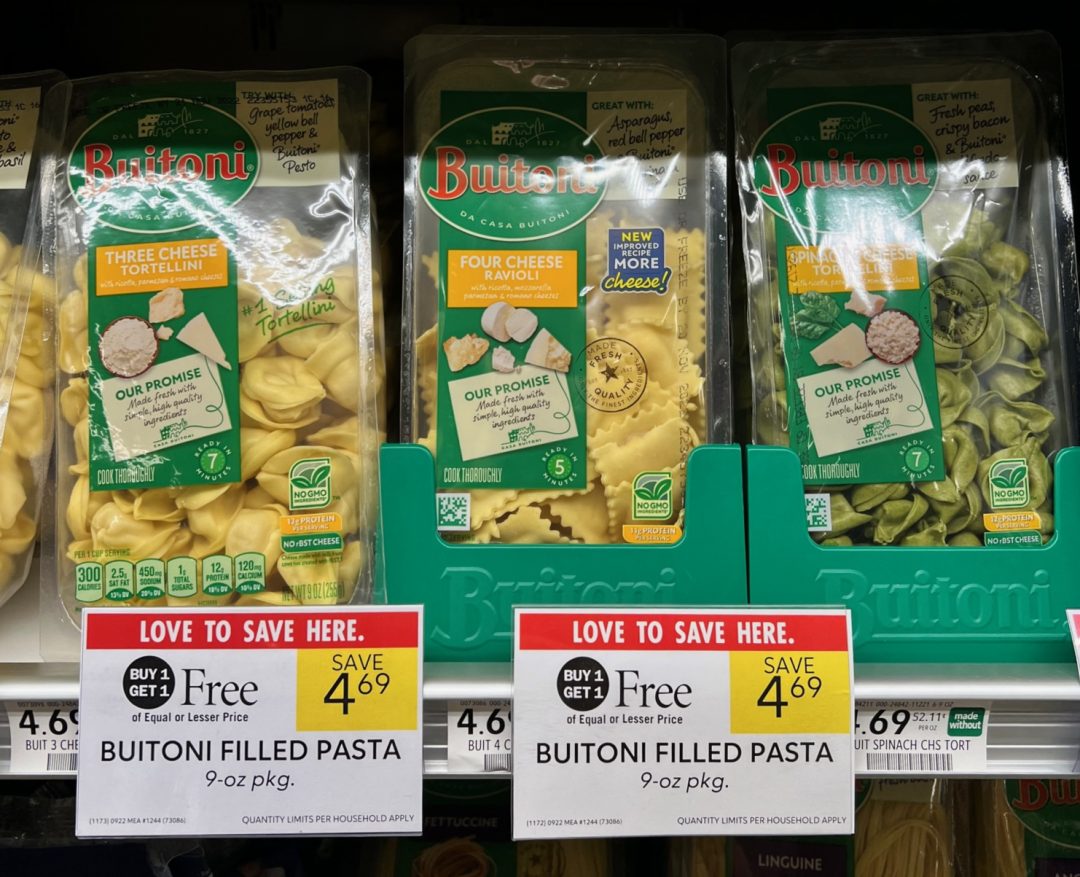 Buitoni Pasta As Low As $1.60 At Publix - iHeartPublix