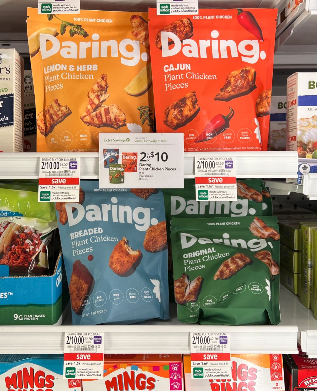 Daring Plant Chicken Pieces Just $4 Per Bag At Publix (Regular Price $6 ...