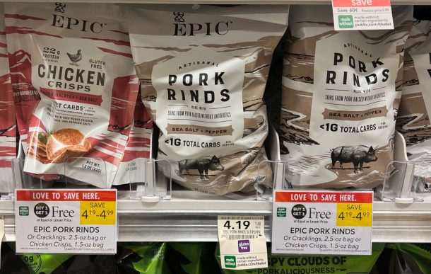 Epic Pork Rinds Just $1.60 At Publix (Regular Price $4.19) - iHeartPublix