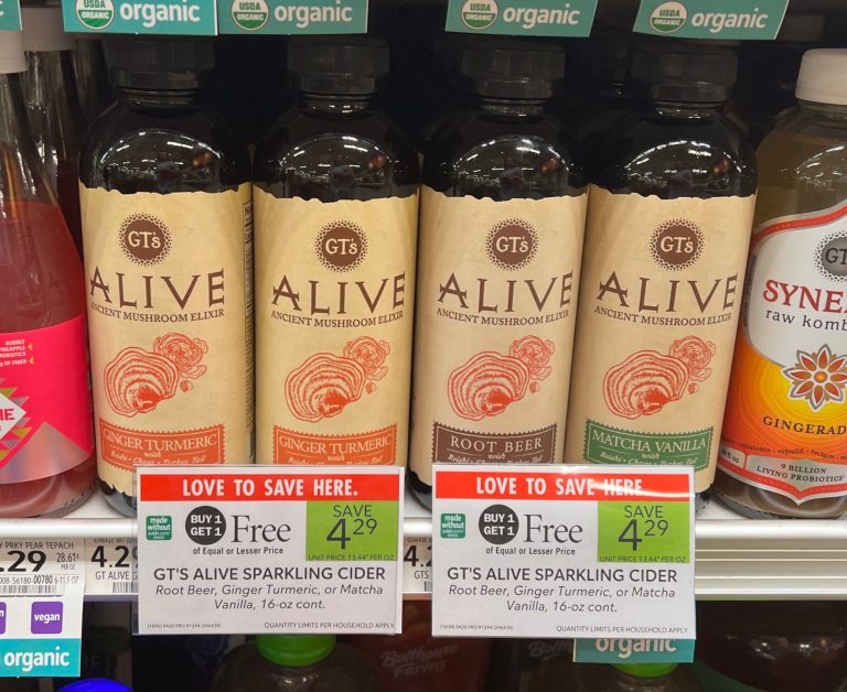 GT’s Alive Ancient Mushroom Elixir Just $1.65 At Publix - iHeartPublix
