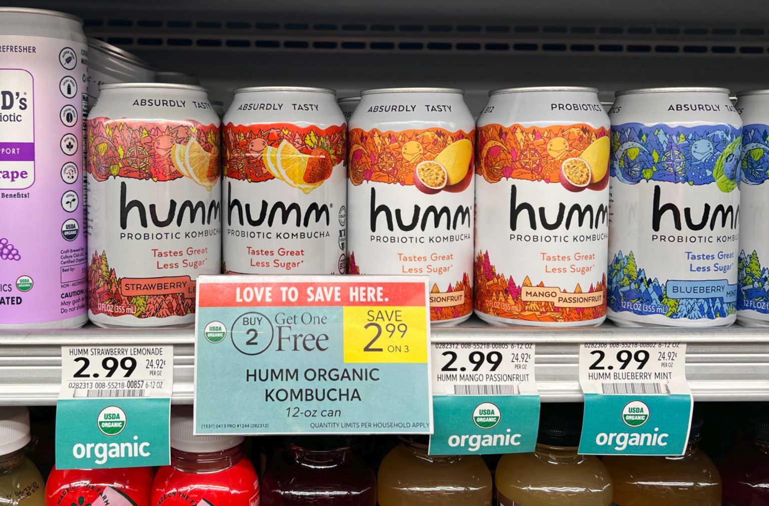 Get The Cans Of Humm Kombucha For Just $1 Each At Publix - iHeartPublix