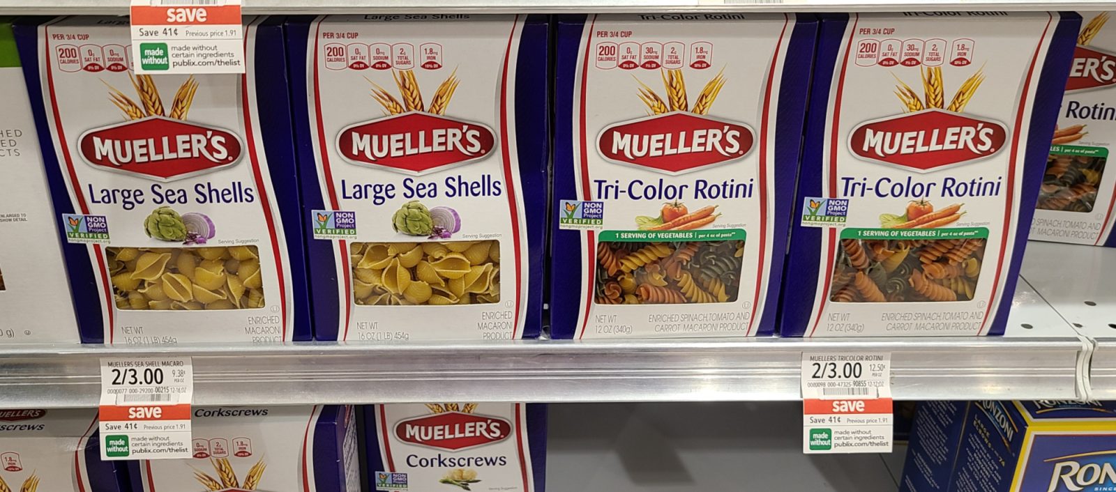 Mueller’s Pasta As Low As 70¢ Per Box At Publix - iHeartPublix