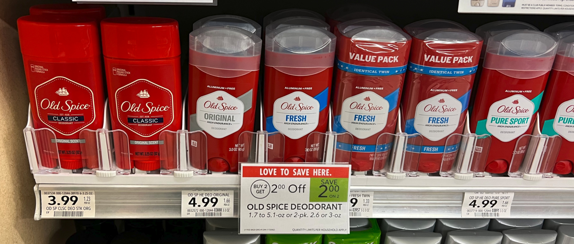 Old Spice Deodorant As Low As 99¢ At Publix (Regular Price $3.99 ...