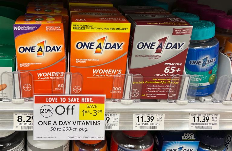 One A Day Vitamins As Low As $2.63 At Publix - iHeartPublix