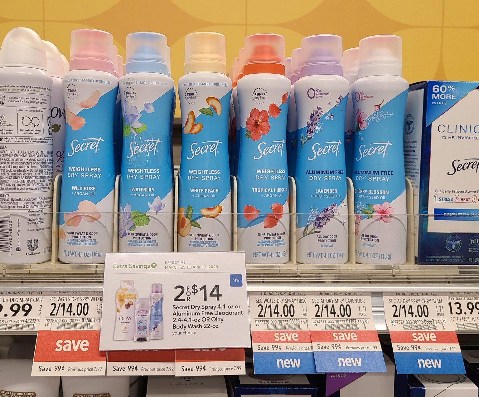 Secret Dry Spray Just $4 At Publix - iHeartPublix
