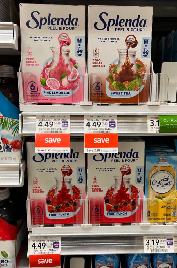 Grab Tasty Splenda Peel & Pour At Publix – As Low As FREE After Offers ...
