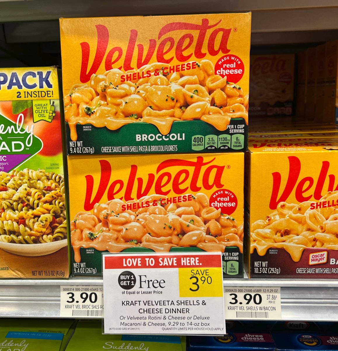 Velveeta Shells & Cheese Just $1.70 Per Box At Publix - iHeartPublix
