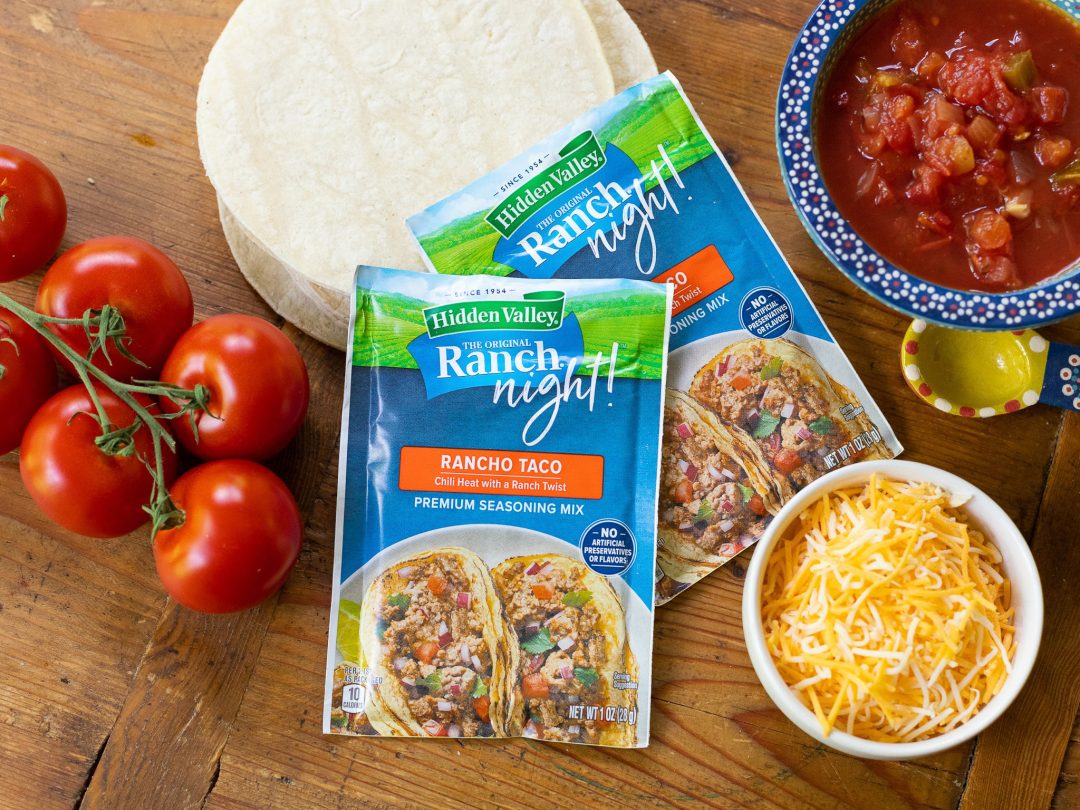 Hidden Valley Ranch Night Seasoning Dinner Mix Just 40¢ At Publix ...