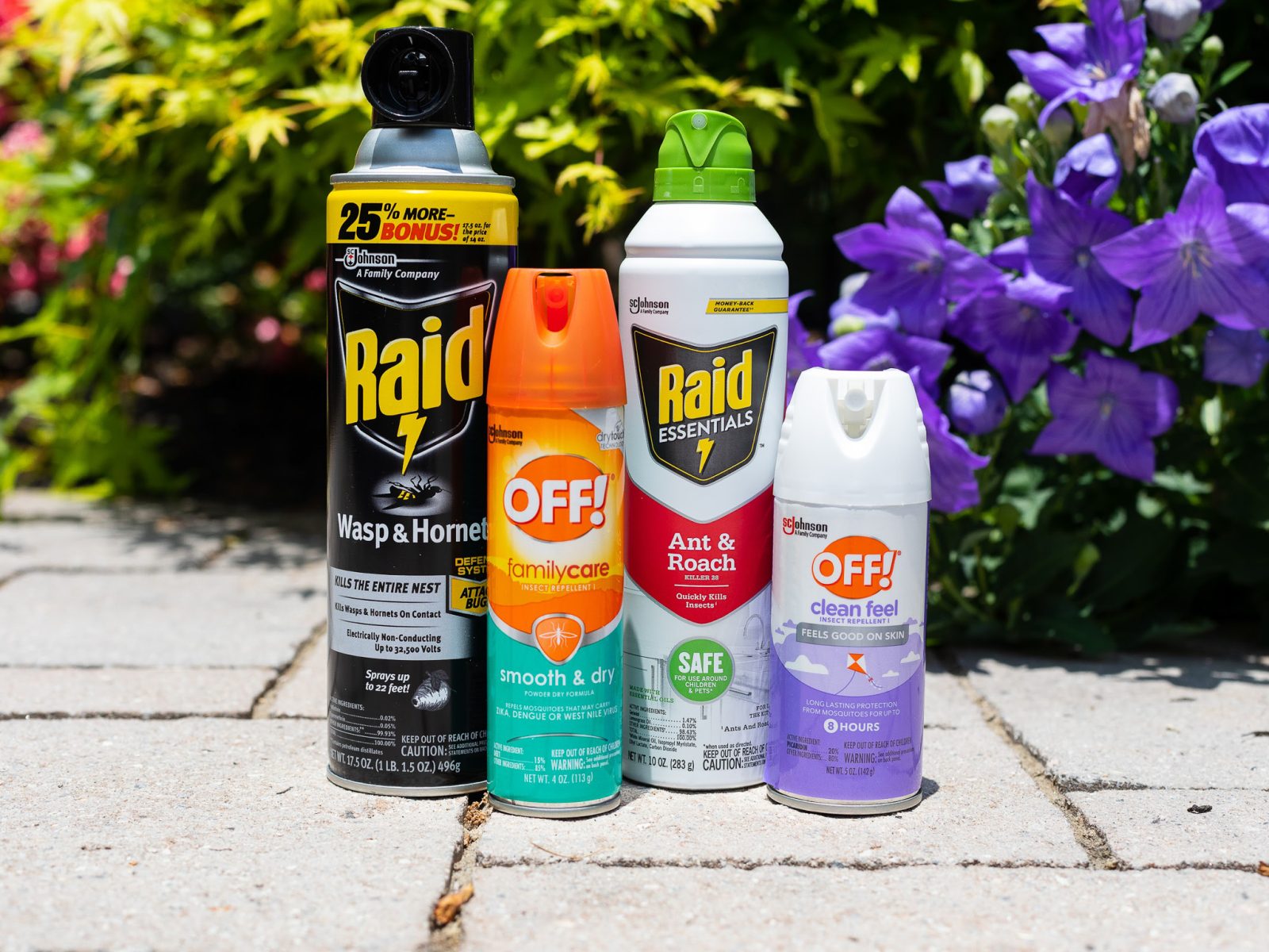 Don’t Let Bugs Ruin Your Day – Keep OFF!® & Raid® Products Handy All ...
