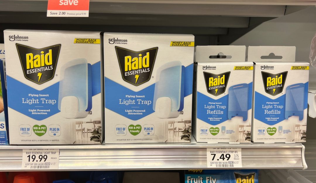 Get Insecticide-Free Protection With Raid® Essentials Light Trap – Save ...