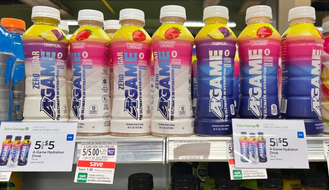A-Game Hydration Drink As Low As 50¢ At Publix - iHeartPublix