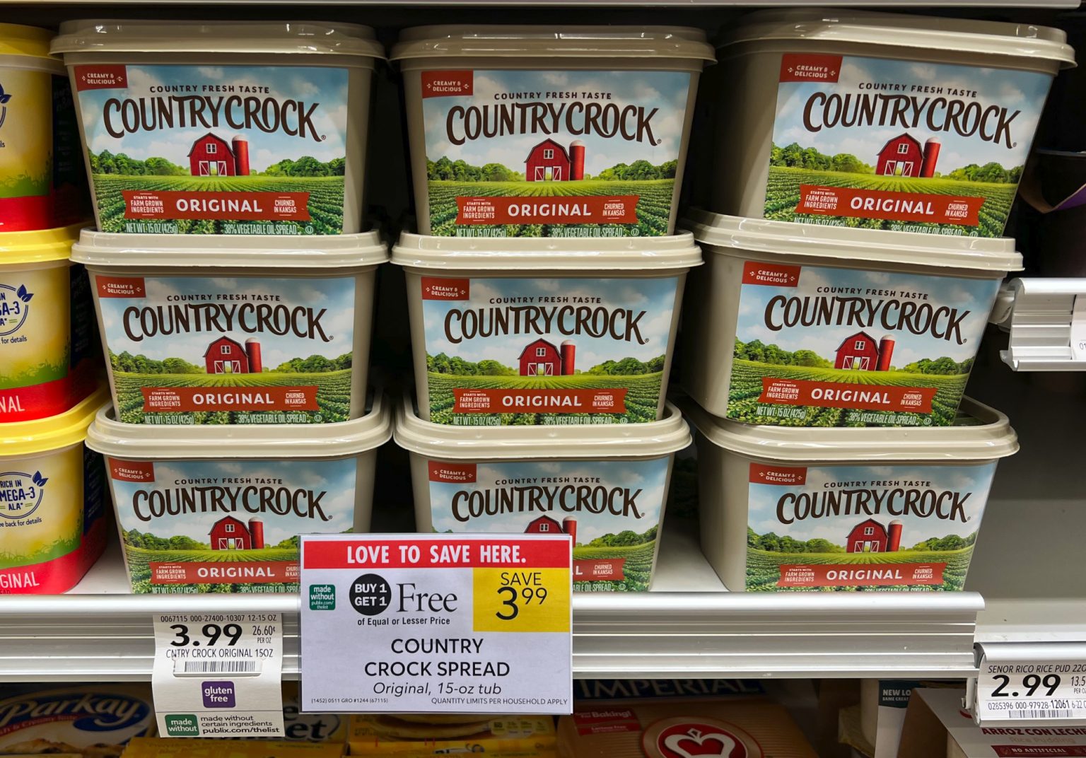 Country Crock Spread As Low As 50¢ Per Tub At Publix - iHeartPublix
