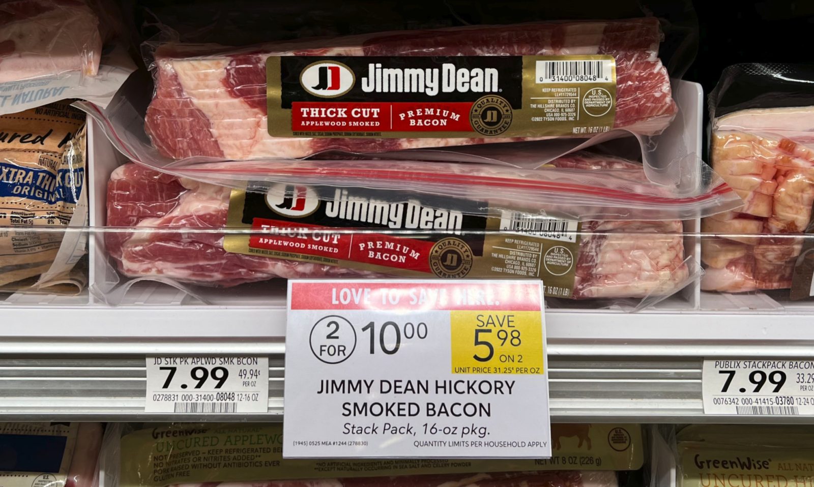 Jimmy Dean Bacon As Low As $4 At Publix - iHeartPublix