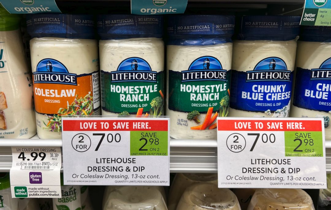 Get The Bottles Of Litehouse Dressing For Just $1.25 At Publix ...