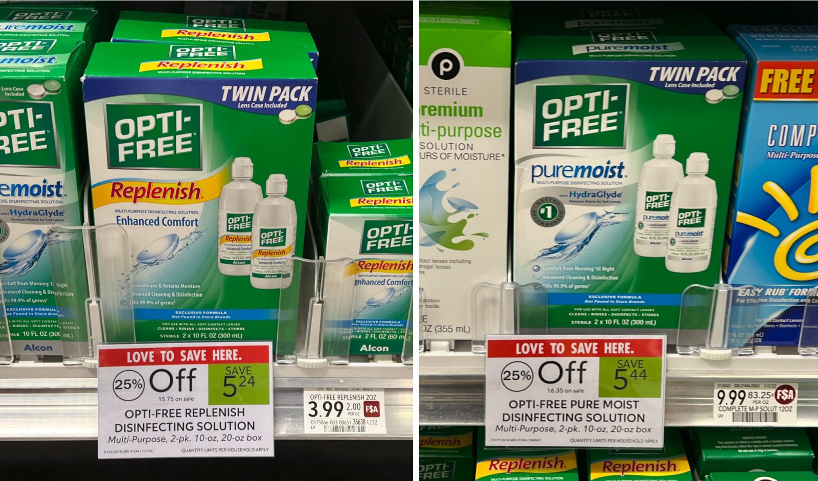 Opti-Free Replenish Solution Twin Pack Just $9.75 At Publix (Regular ...