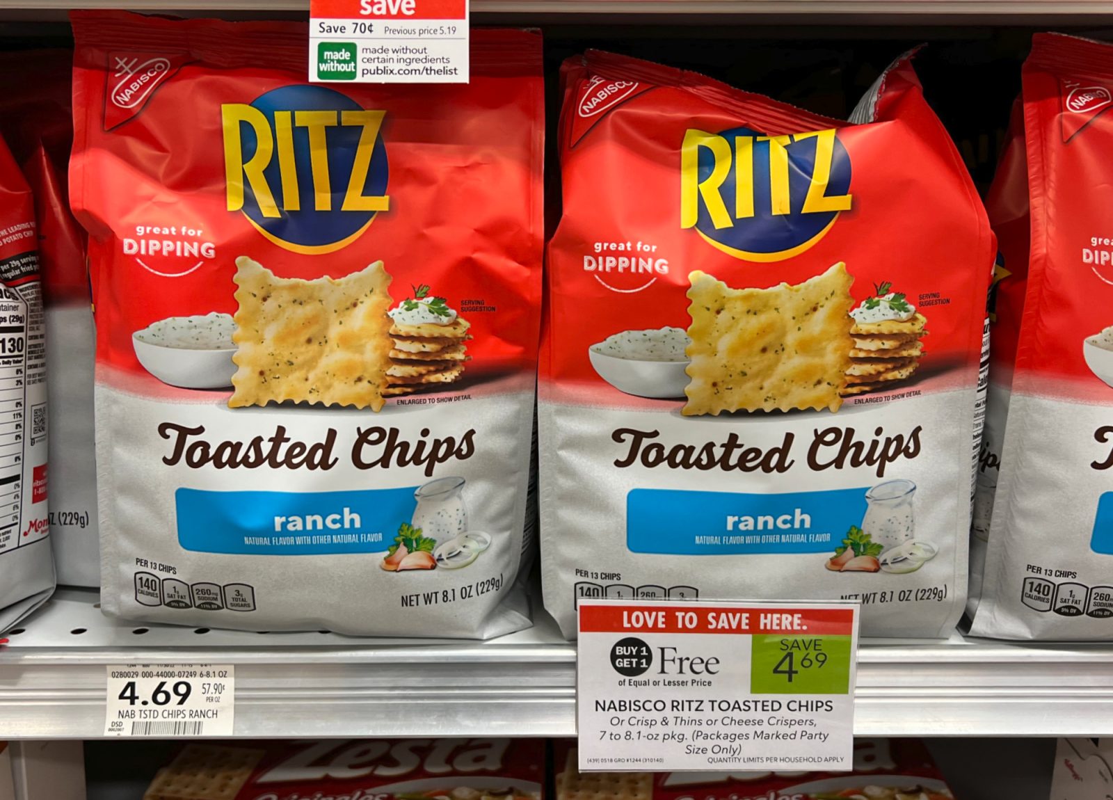 Ritz Toasted Chips Just $1.35 At Publix (Regular Price $4.69 ...