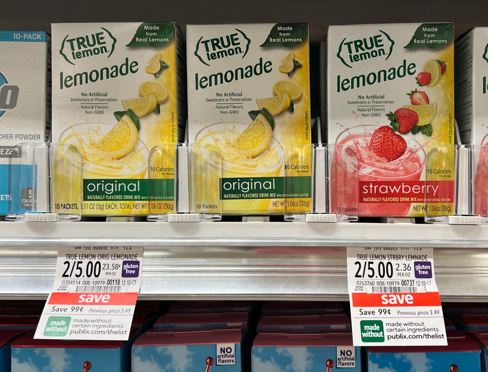 True Lemon Drink Mix Just $2 At Publix - iHeartPublix