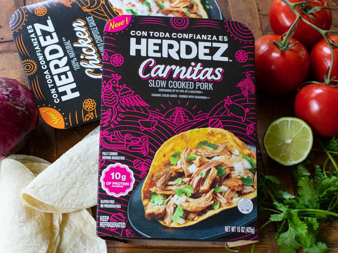 Herdez Pork Carnitas, Shredded Chicken, or Beef Barbacoa Entrees Just ...