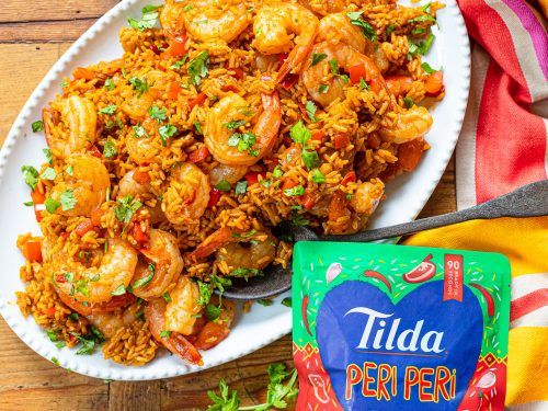 Try My Ten Minute Shrimp Peri Peri – Save On Tilda® Ready to Heat Rice ...