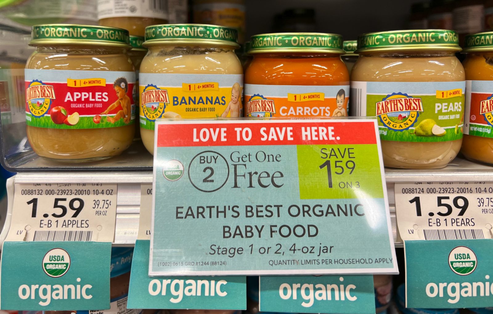 Earth’s Best Organic Baby Food As Low As 73¢ Per Jar At Publix ...