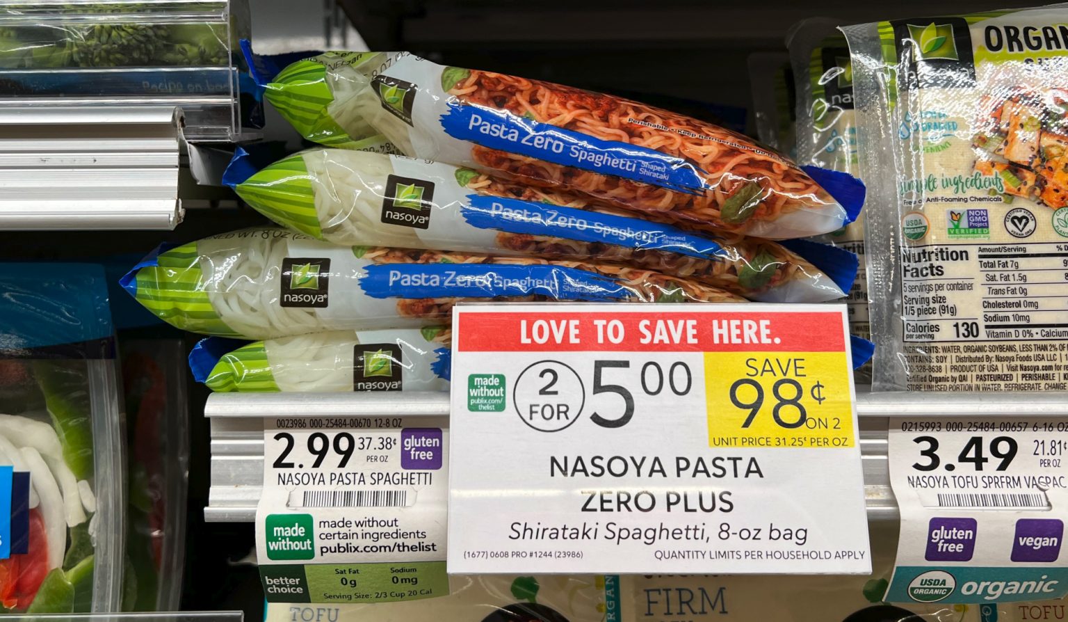 Nasoya Pasta Zero Only $1.75 At Publix - iHeartPublix