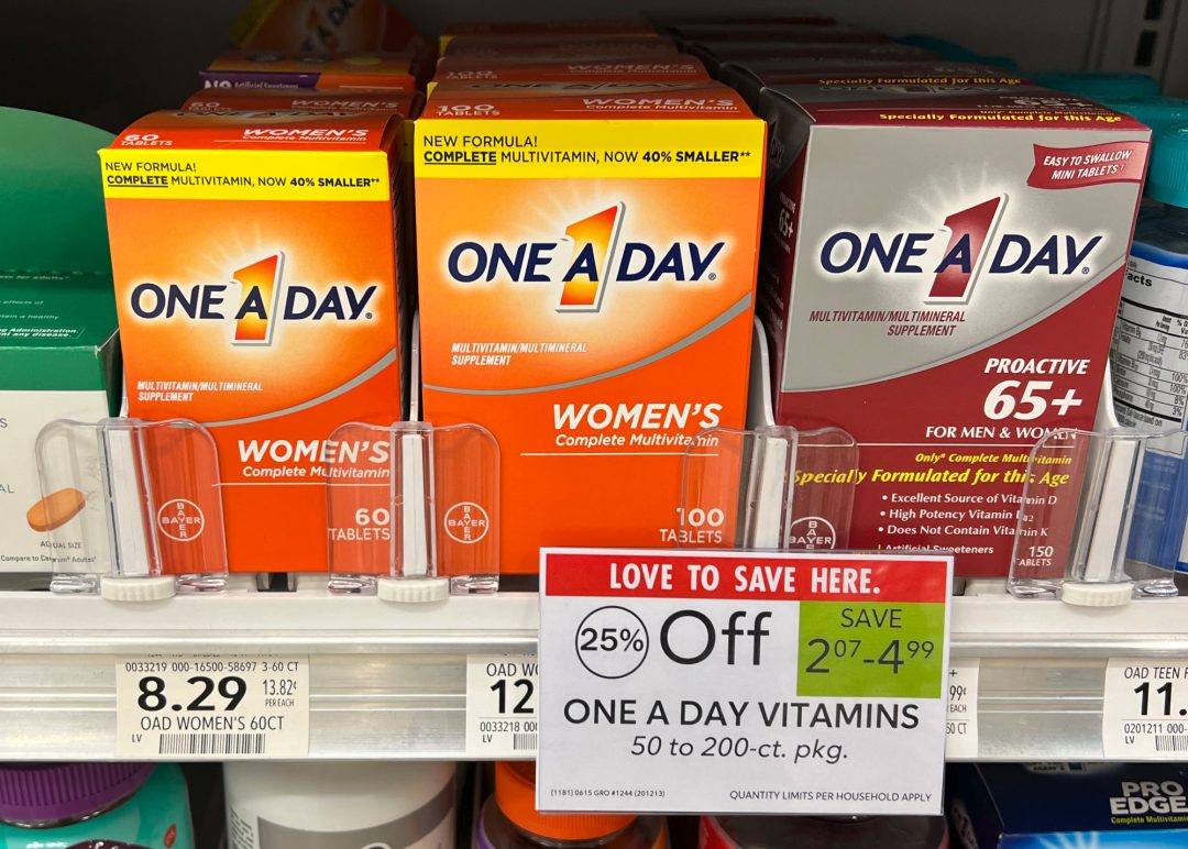 One A Day Vitamins As Low As $2.22 At Publix - iHeartPublix