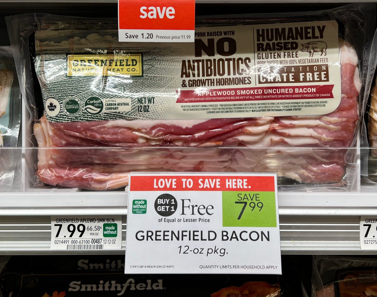 Stock Up! Greenfield Natural* Meat Co.™ Bacon Is BOGO At Publix ...